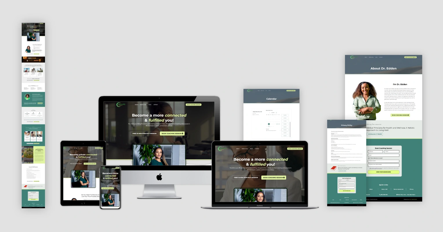 Walklite Coaching LLC Website Redesign